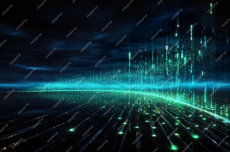Premium Photo A Rendering Of A Technology Data Binary Code Network Background