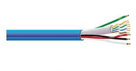 West Penn Ha1624 4 Conductor 16 Awg Audio Cable Plus 4 Pair Category 5e
