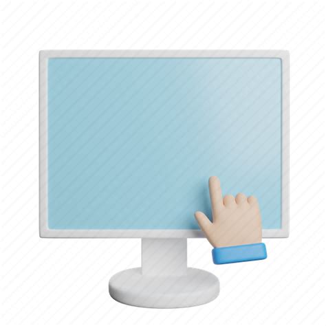 Monitor Pointer Front Location Screen Display Direction 3d