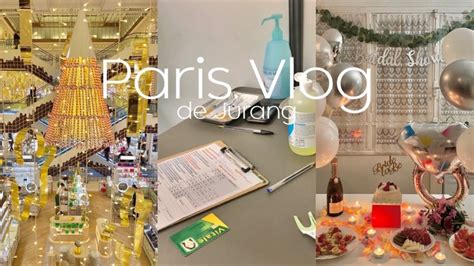 Eng파리 일상 브이로그 프랑스 유학생 일상 브이로그 핸드폰 소매치기 당한 썰 3차 백신 접종 후기 봉막쉐 백화점