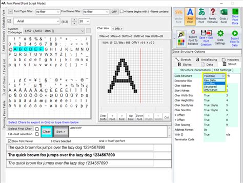 Glcd Font Editor Bitmap2lcd Software Tool Blog About Glcd Displays