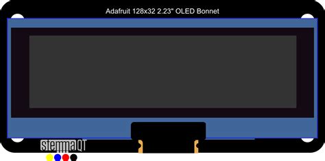 How To Use Adafruit 223in Monochrome Oled Bonnet For Raspberry Pi Pinouts Specs And Examples