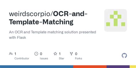 Github Weirdscorpioocr And Template Matching An Ocr And Template Matching Solution Presented