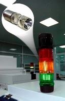 LED Stack Light Indicates Machine Status