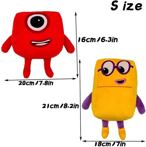Buy Numberblocks Plush Cute Numberblocks Anime Plush Doll Math