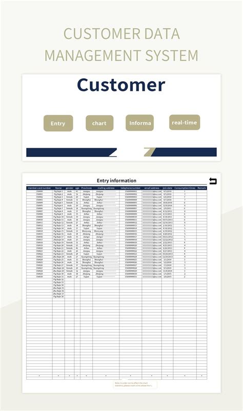 Marketing Management Data Visualization Analysis Table Excel Template