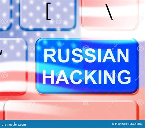 Hack Keyboard Key Flags Showing Hacking 3d Illustration Stock Illustration Illustration Of