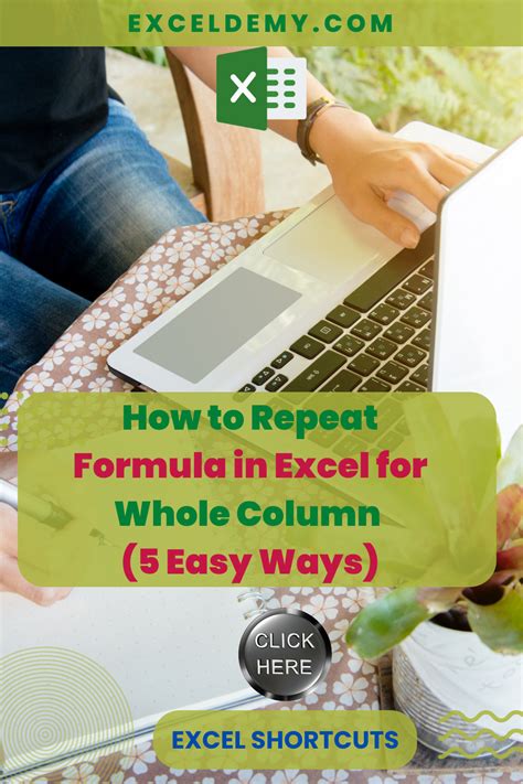 How To Repeat A Formula In Excel Column Design Talk