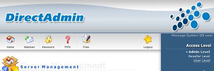 Create CSR DirectAdmin Web Control Panel