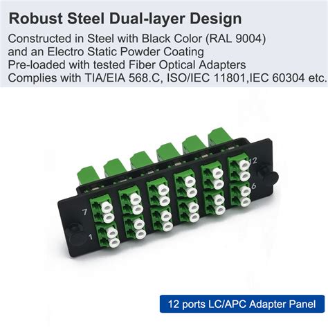 1u 19 Rackmount High Density Fiber Patch Panel Solution Hhd4 Series
