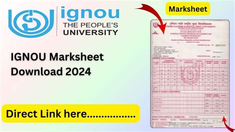 Ignou Marksheet Download 2024 Your Complete Guide