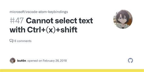Cannot Select Text With Ctrlxshift · Issue 47 · Microsoftvscode