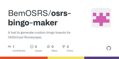 Osrs Bingo Makerindexhtml At Main · Bemosrsosrs Bingo Maker · Github