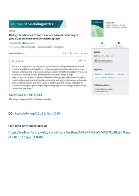 Pdf Dialogic Landscapes Toward A Nuanced Understanding Of