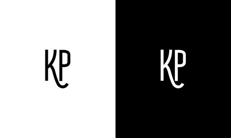 letter kp vector logo free template free vector 11560762 vector art at
