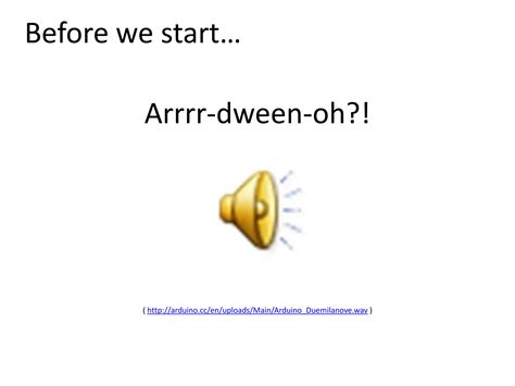 Introduction To Arduino Pptx