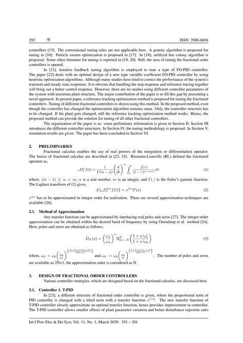 Design Of Fractional Order Controllers Using Constrained Optimization And Reference Tracking