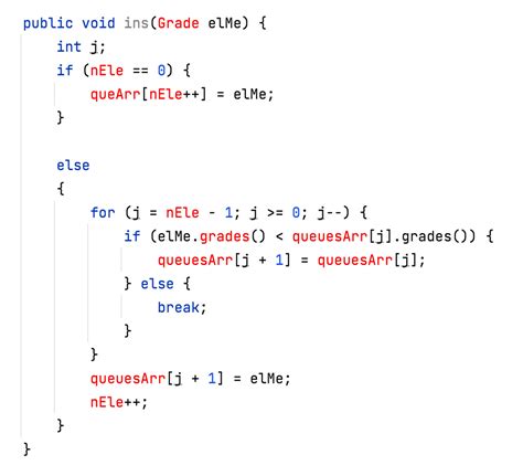 solved java program i have this code that sorts a priority