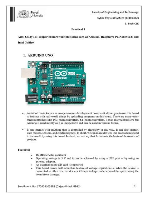 Arduino Uno Practical 1 Pdf Raspberry Pi System On A Chip