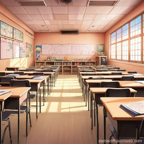 Anime Classroom Exterior Prompts Stable Diffusion Online
