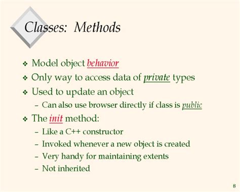 Classes Methods