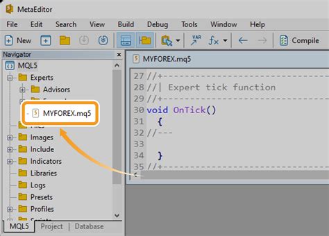 Create Expert Advisor Ea Metatrader45 User Guide Myforex™