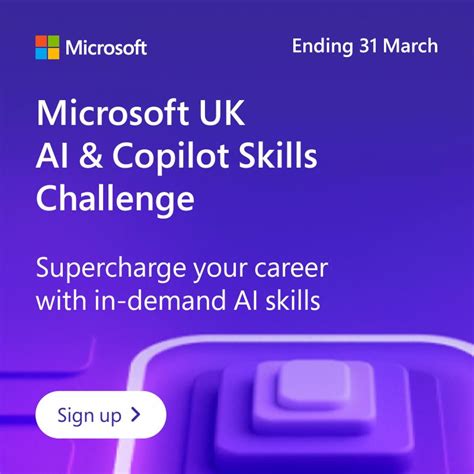Microsoft On Linkedin The Microsoft Uk Ai And Copilot Skills Challenge