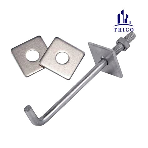 Anchor Bolt Coupling Nut L Shaped Anchor Bolt With Nuts And Washer