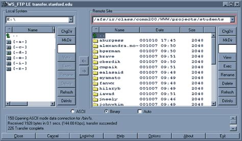 Communication Technical Notes Uploading Using WS FTP