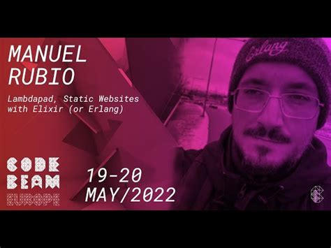 Free Video Lambdapad Static Websites With Elixir Or Erlang Code Beam Europe 2022 From Code