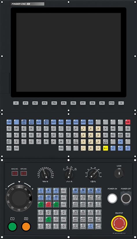 China 15 Inch Lathe Machine Controller Rtcp Enabled Open Customized Hmi
