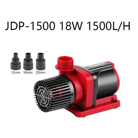 Инверторный водяной насос SUN JDP-1000, 12 Вт 1200Л/ч, выход воды 12ММ ...
