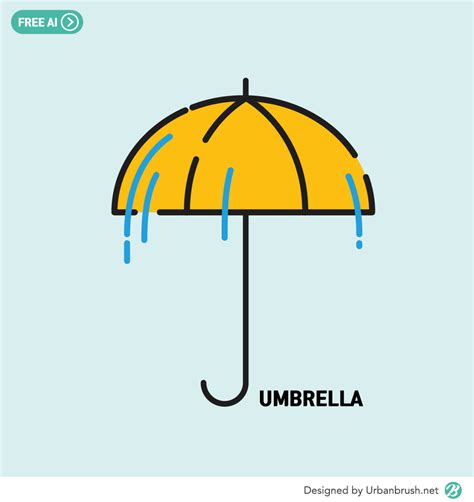 우산 일러스트 Ai 무료다운로드 Free Umbrella Vector 어반브러시