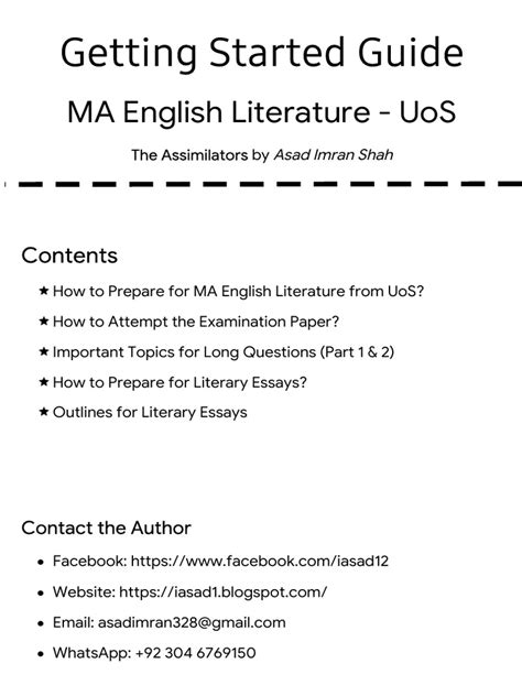getting started guide pdf poetry essays