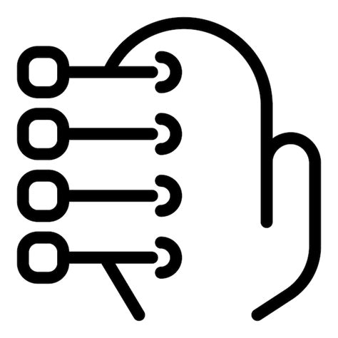 Premium Vector Hand Selecting Option From Multiple Choice List Icon
