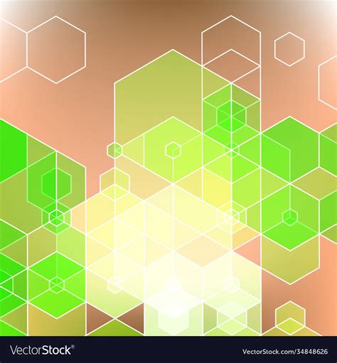 Abstract Geometric Background Template Brochure Vector Image