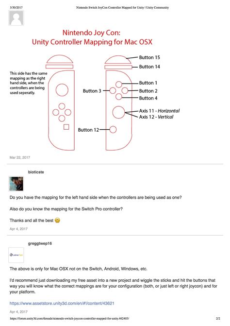 Mapping Nintendo Switch Joy Cons Bobbies Fmp