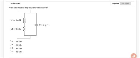 Solved QUESTION Points Save Answer A Sinusoidal Signal Chegg