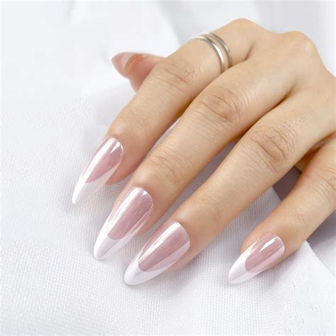 25 Chic Chrome Nail Designs That Sparkle With Love Poliablog