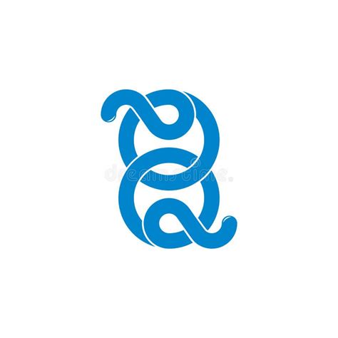 Linked Circle Loop Overlapping Line Logo Vector Stock Vector Illustration Of Connection Loop