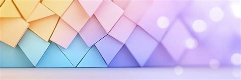 Abstract Geometric Pattern Background Colorful Gradient Design Soft