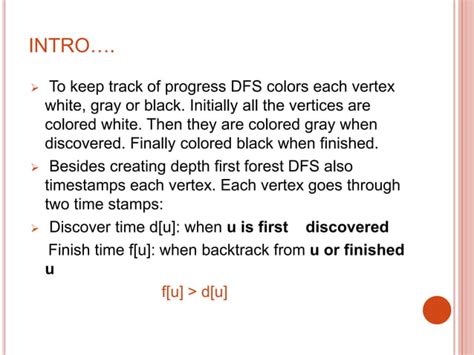 Depth First Search Dfs Pptx