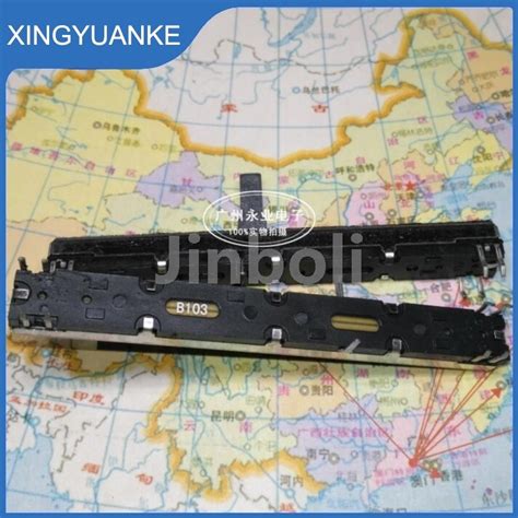 1pcs Sc6082gh 75mm Straight Slide Potentiometer Resistor B103 10k Ohm Double Linear 8pins Mixer