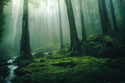 Ai Generated Forest Trees Free Photo On Pixabay Pixabay