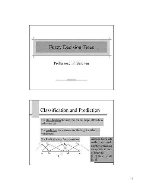 Fuzzy Decision Trees Pdf Diabetes Teaching Mathematics