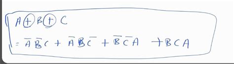 Solved Can We Write This XOR Combination Among A B And C As Chegg