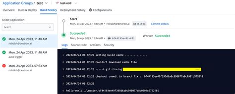 Application Groups One Click Build And Deploy Microservices Devtron