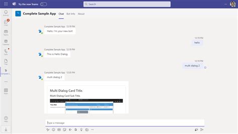 microsoft teams bot in node js code samples microsoft learn