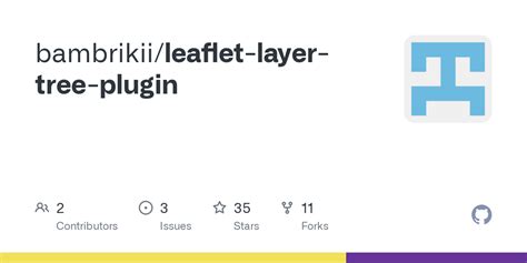Github Bambrikiileaflet Layer Tree Plugin