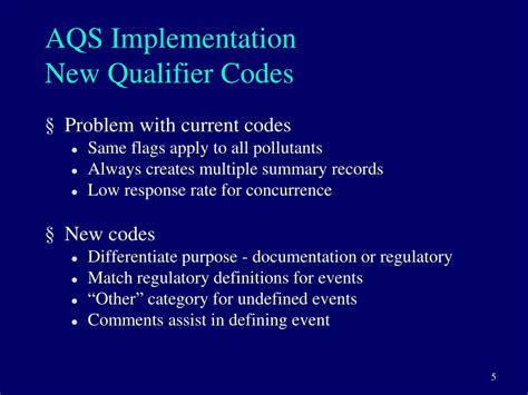 Ppt Implementation Of The Exceptional Event Rule In Aqs Powerpoint
